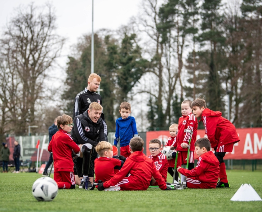 Inspirational young amputee footballers share their stories - Reaseheath College