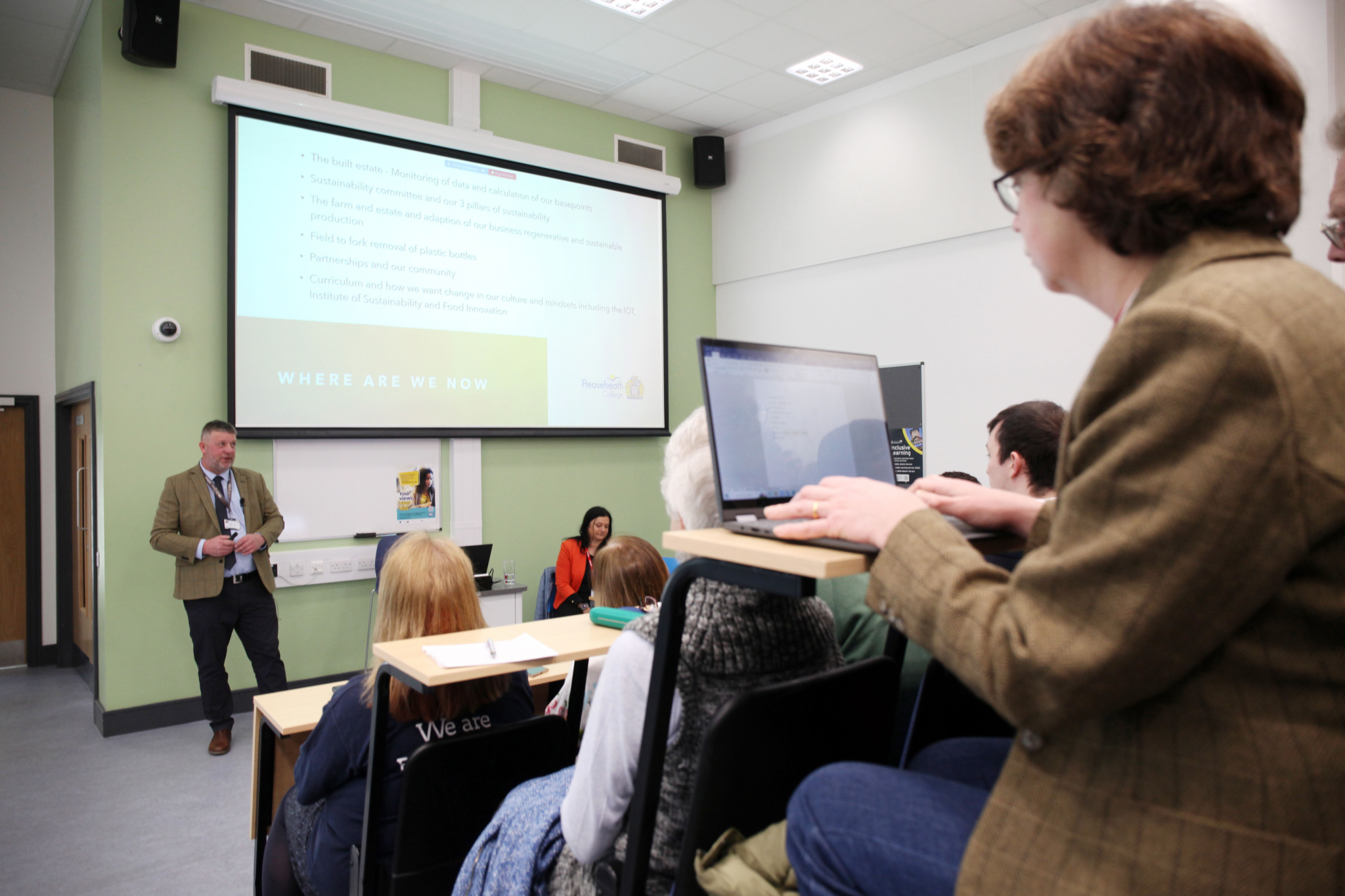 Iain Clarke outlines Reaseheath's sustainability goals - Reaseheath College