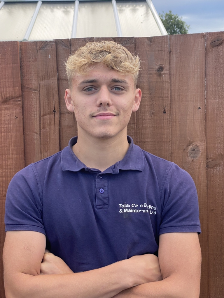 Construction student Will Fildes - Reaseheath College