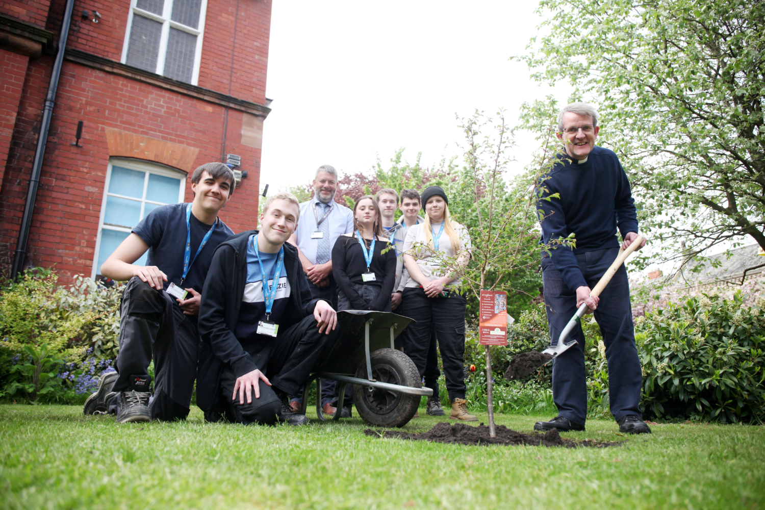 Coronation Tree Planting By The Rev Mark Hart Reaseheath College
