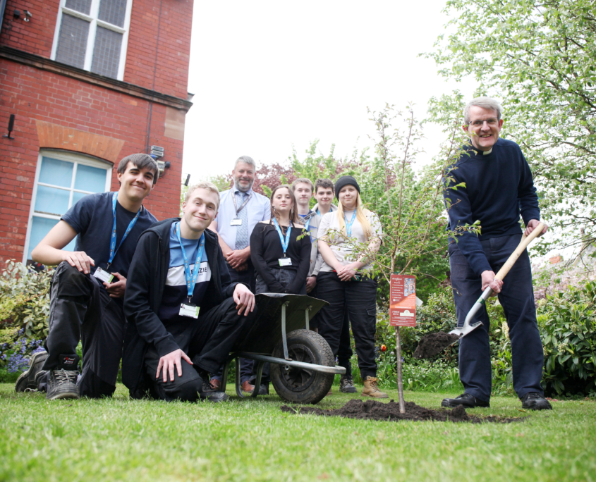 Tree planting marks Coronation - Reaseheath College