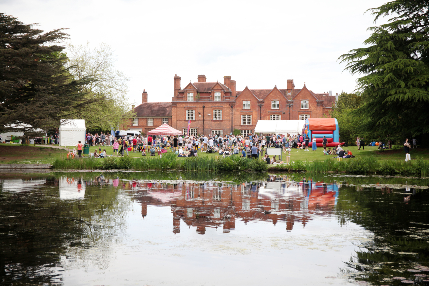 Packed Main Lawn At Family Festival 2023 Reaseheath College