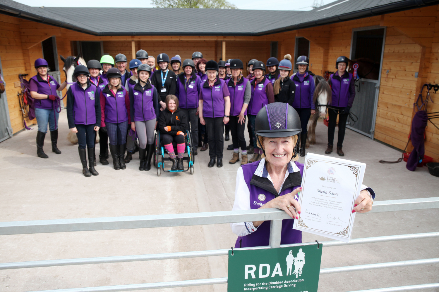 Sheila Saner Coronation champion - Reaseheath College