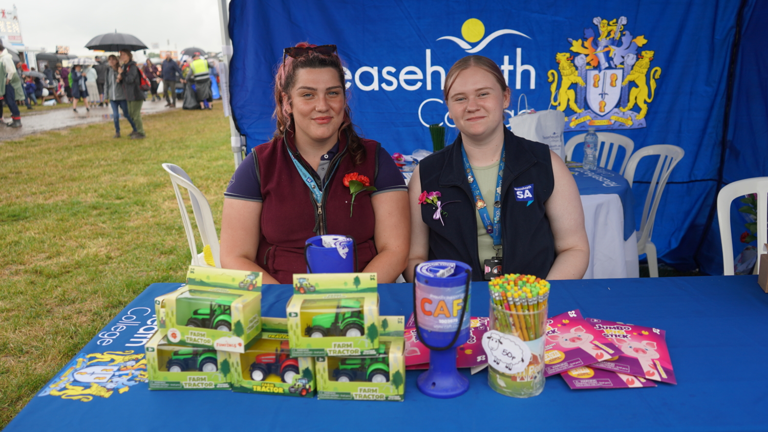 Student Ambassadors Grace Robinson and Lily Hughes - Reaseheath College