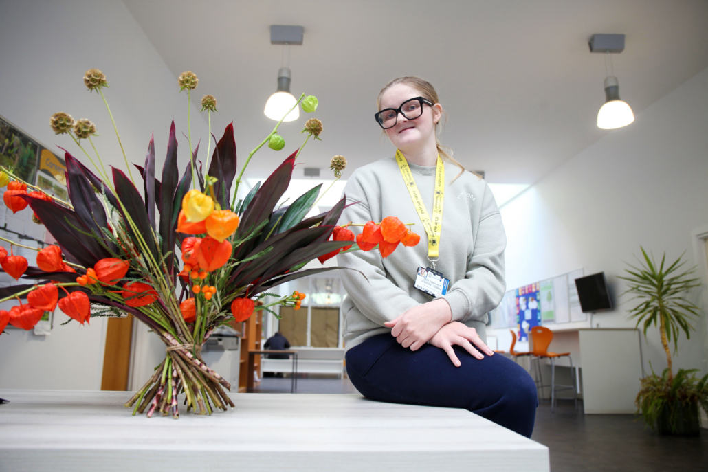 Florist Abby proves she’s top of the bunch - Reaseheath College