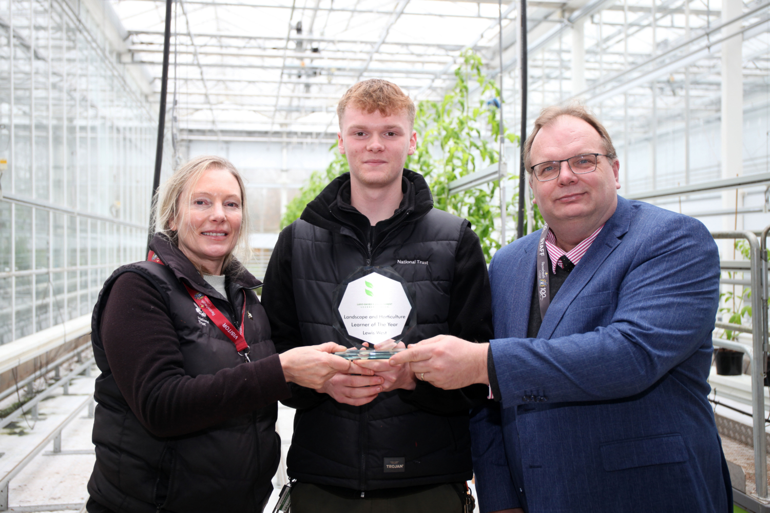 Emma Hill, Lewis West, Marcus Clinton - Reaseheath College