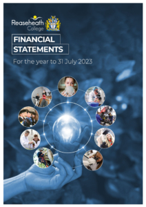 Click here to view the Financial Statement for the year to 31st July 2023 - Reaseheath College