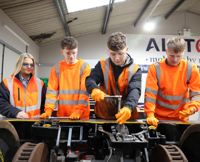 Reaseheath College and Alstom celebrate successful apprenticeship programme during National ...