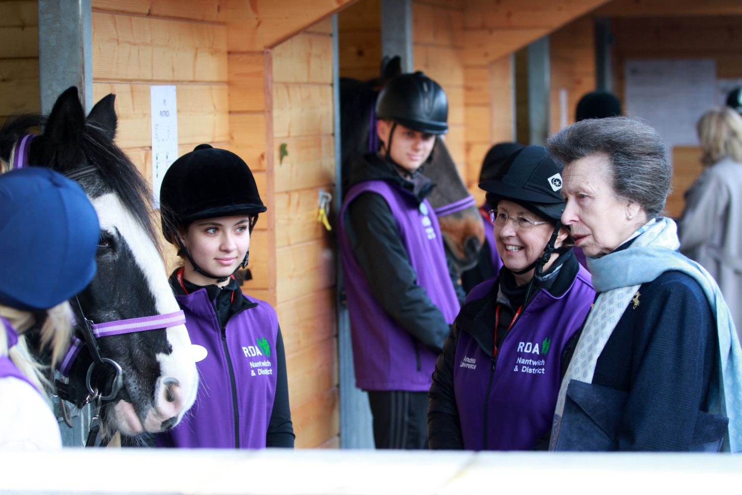 The Princess Royal tours Platinum Jubilee stables - Reaseheath College