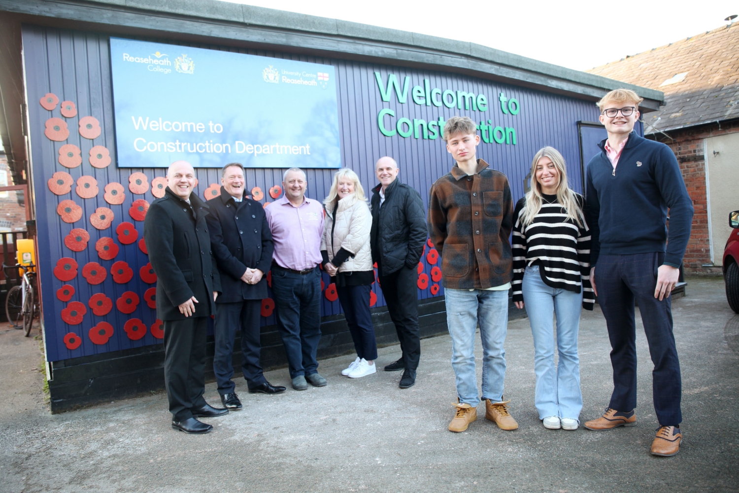 Together team, Andy Gould and winners - Reaseheath College