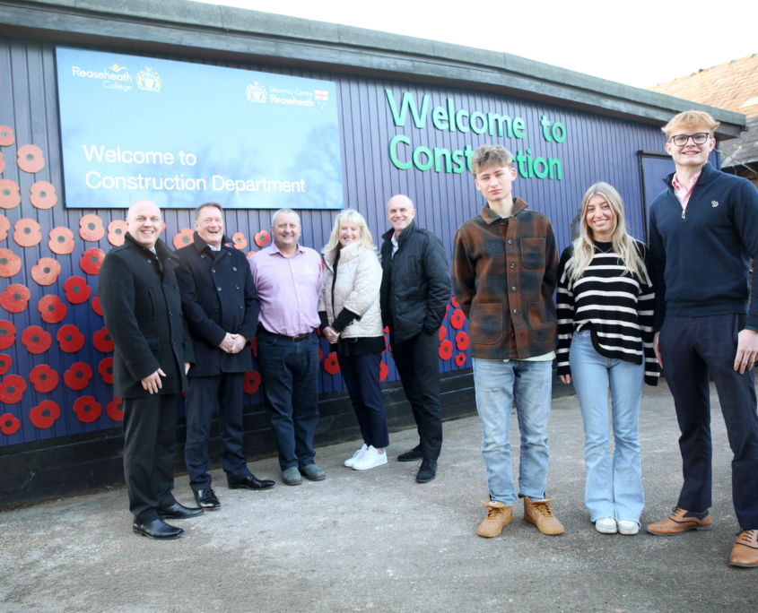 Construction students gain valuable skills thanks to industry collaboration - Reaseheath College