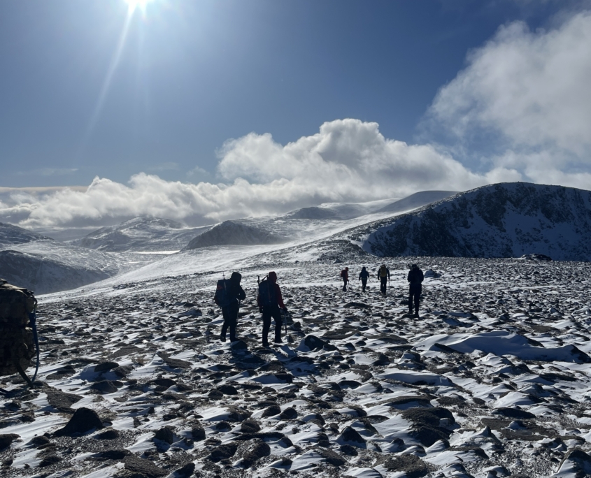 Adventure Sports students perfect their winter skills in Scotland - Reaseheath College
