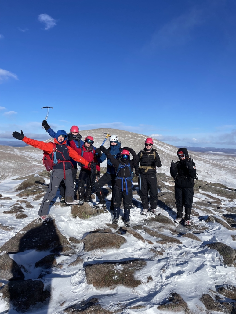 Adventure Sports students perfect their winter skills in Scotland - Reaseheath College