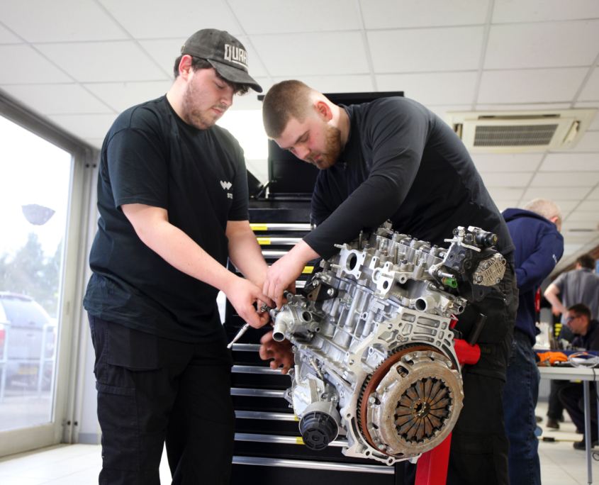 Motor vehicle students shine in inter college competition - Reaseheath College