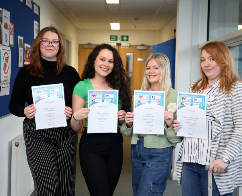 Reaseheath students win festival recycling challenge at inter-college business competition ...