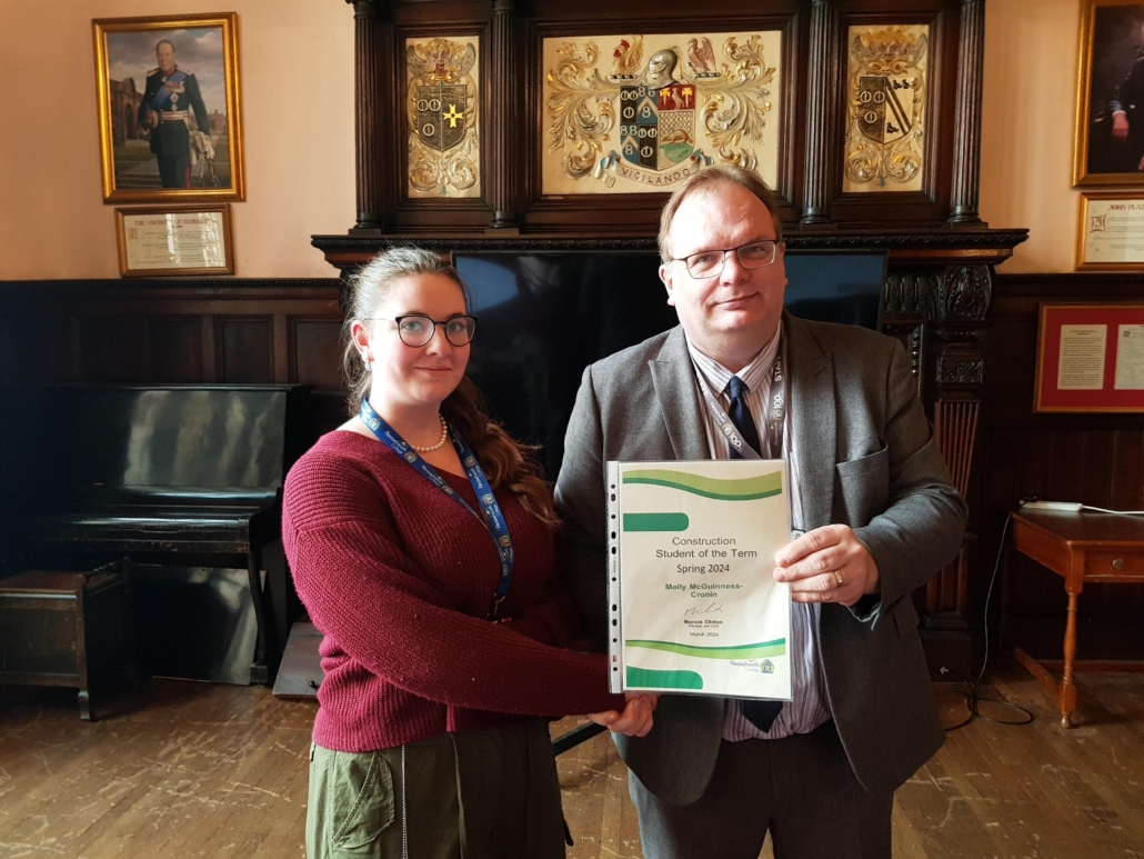 Molly McGuinness-Cronin (Student of Term March 2024) - Reaseheath College