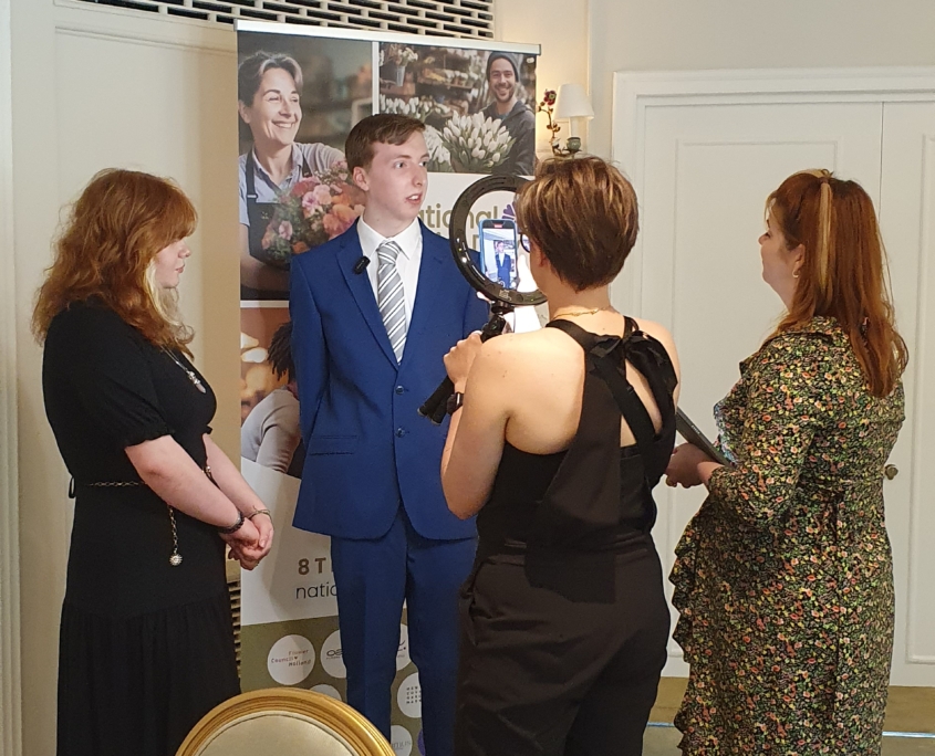 Reaseheath Floristry students bloom at National Florist Day launch Reaseheath College