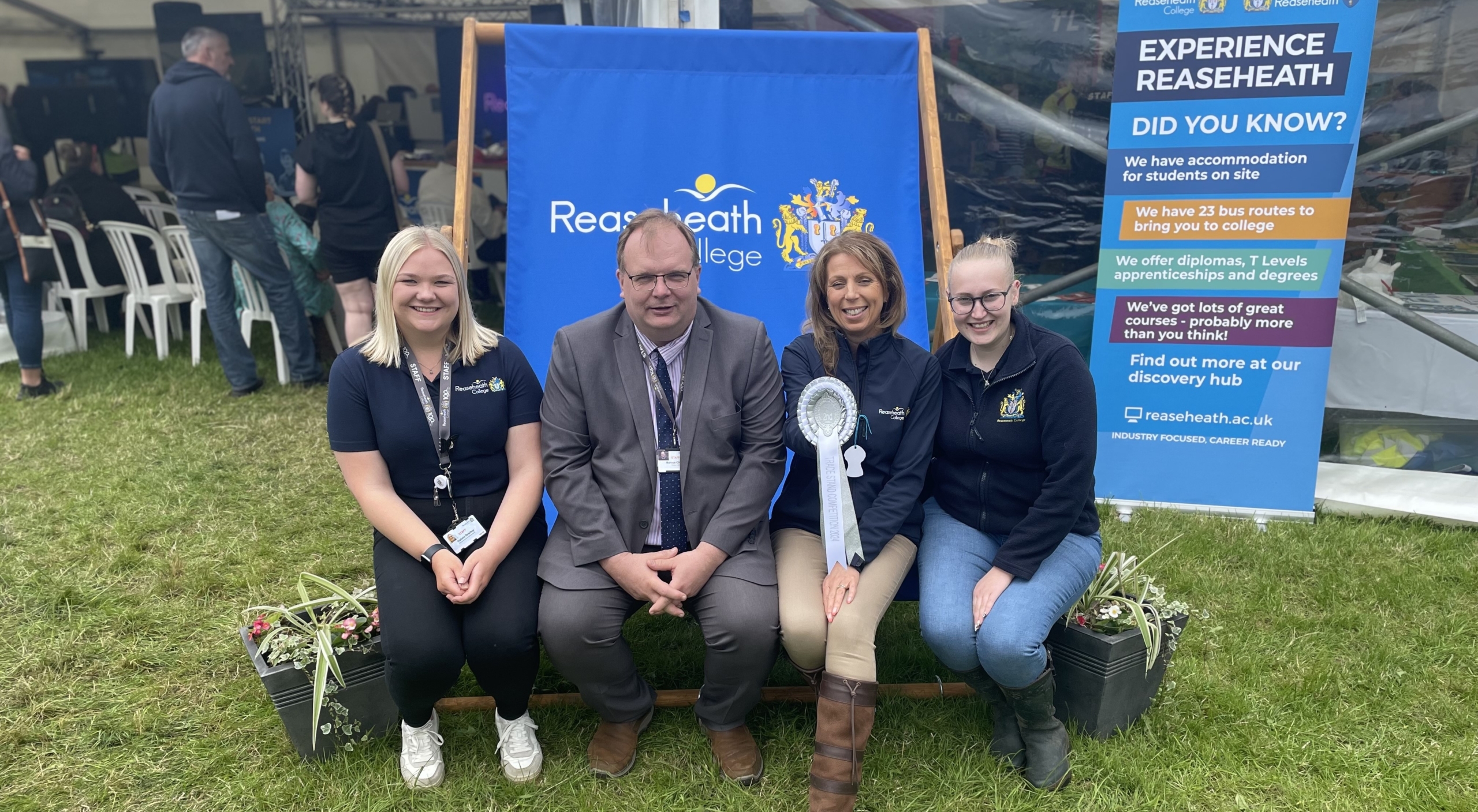 Cheshire Show 2024 Natalie Bradley, Marcus Clinton, Steph Owen, Sophie Large - Reaseheath College