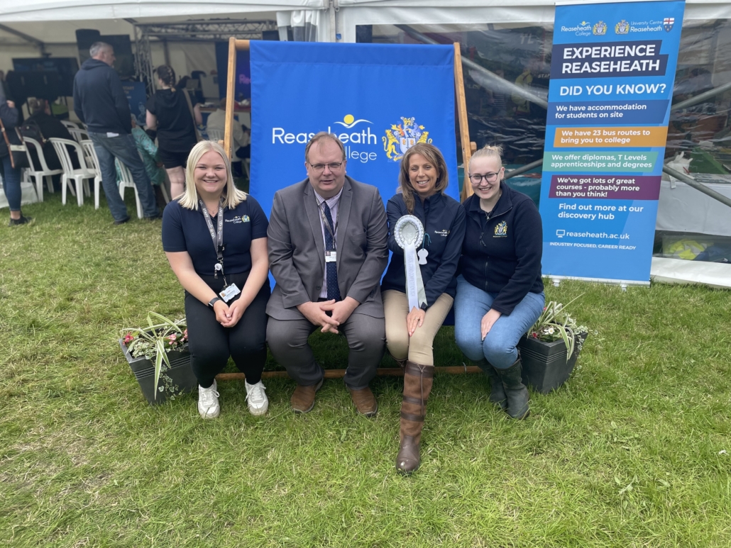 Reaseheath’s stand wins praise at Royal Cheshire Show - Reaseheath College