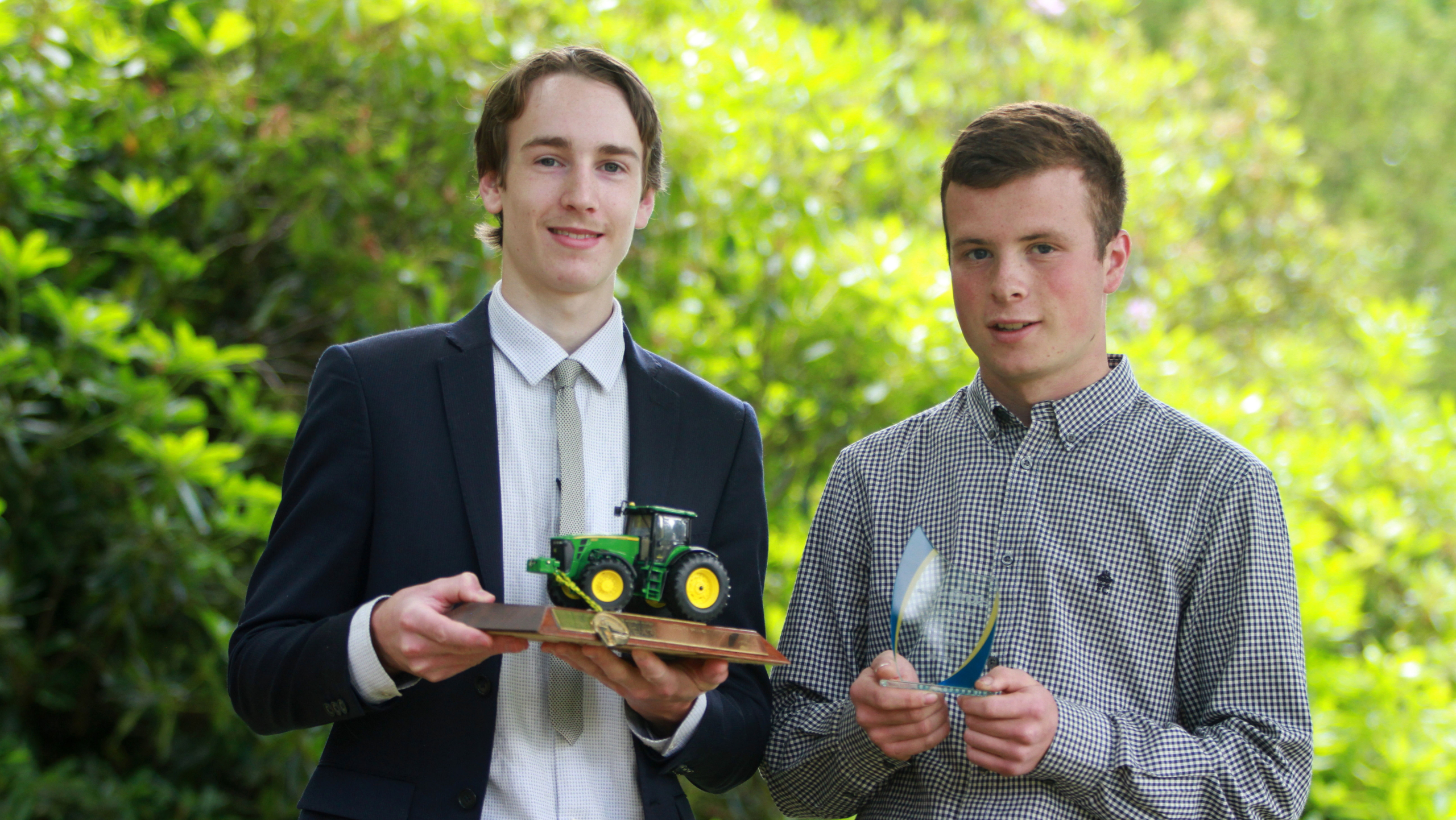 Engineering award winners Tai Brookes and Alfie Naylor POA 2022 - Reaseheath College