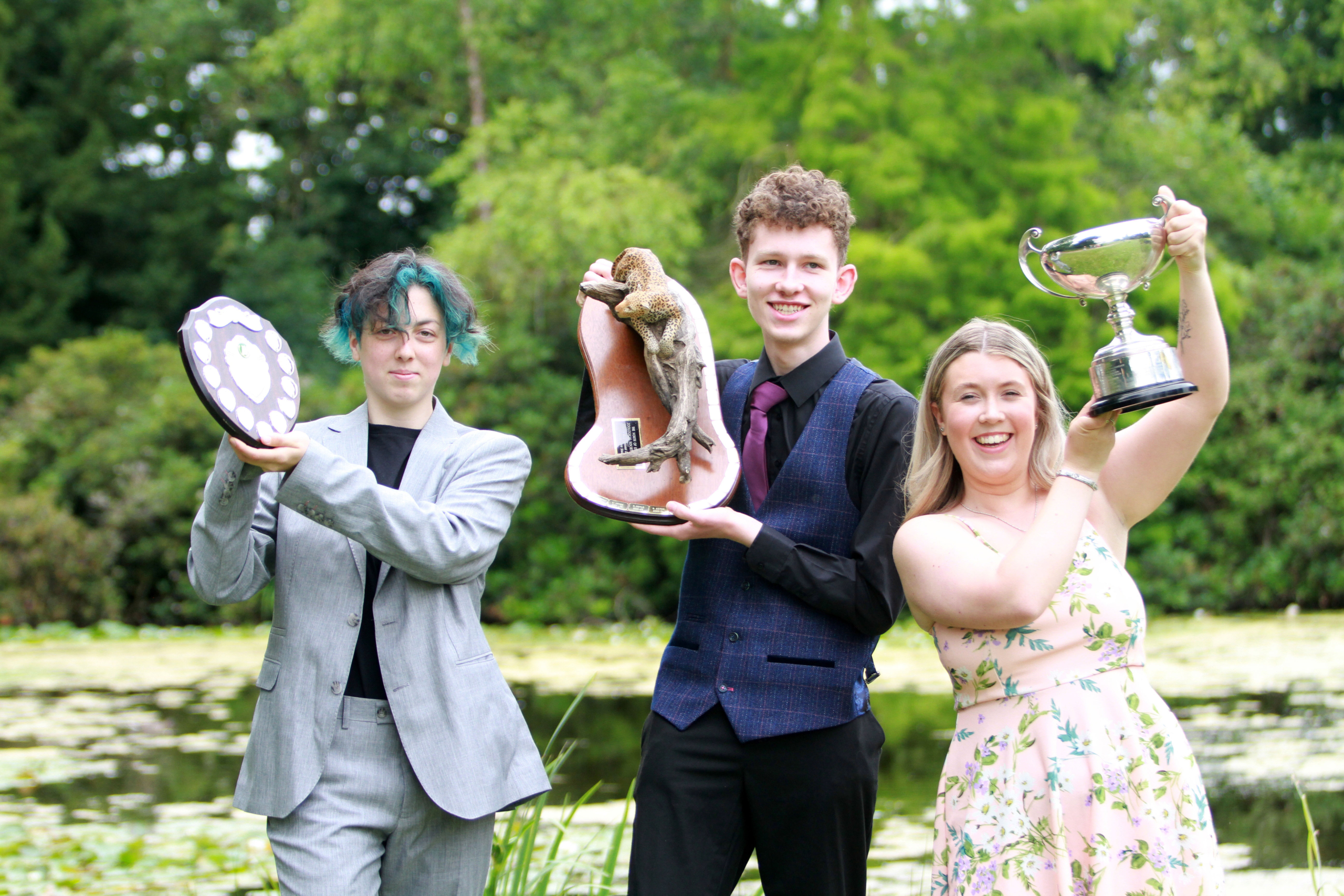 Max Schelmerdine, Elliott Foster and Sophie Connor (3) - Reaseheath College