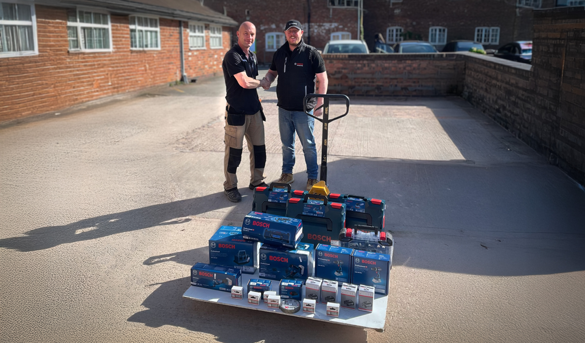 Bosch donation equips construction students with the tools for success - Reaseheath College