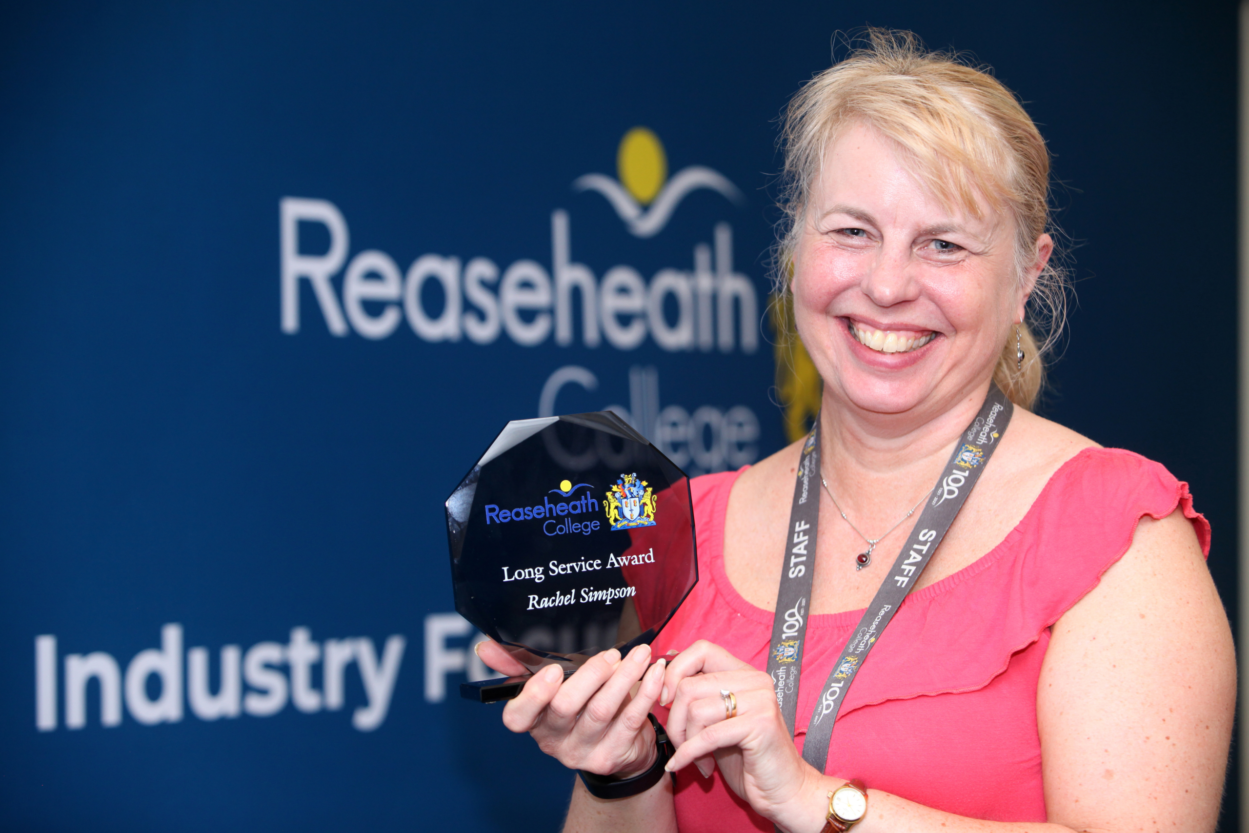 25.06.27 Staff Awards Rachel Simpson - Long Service Award - Reaseheath College