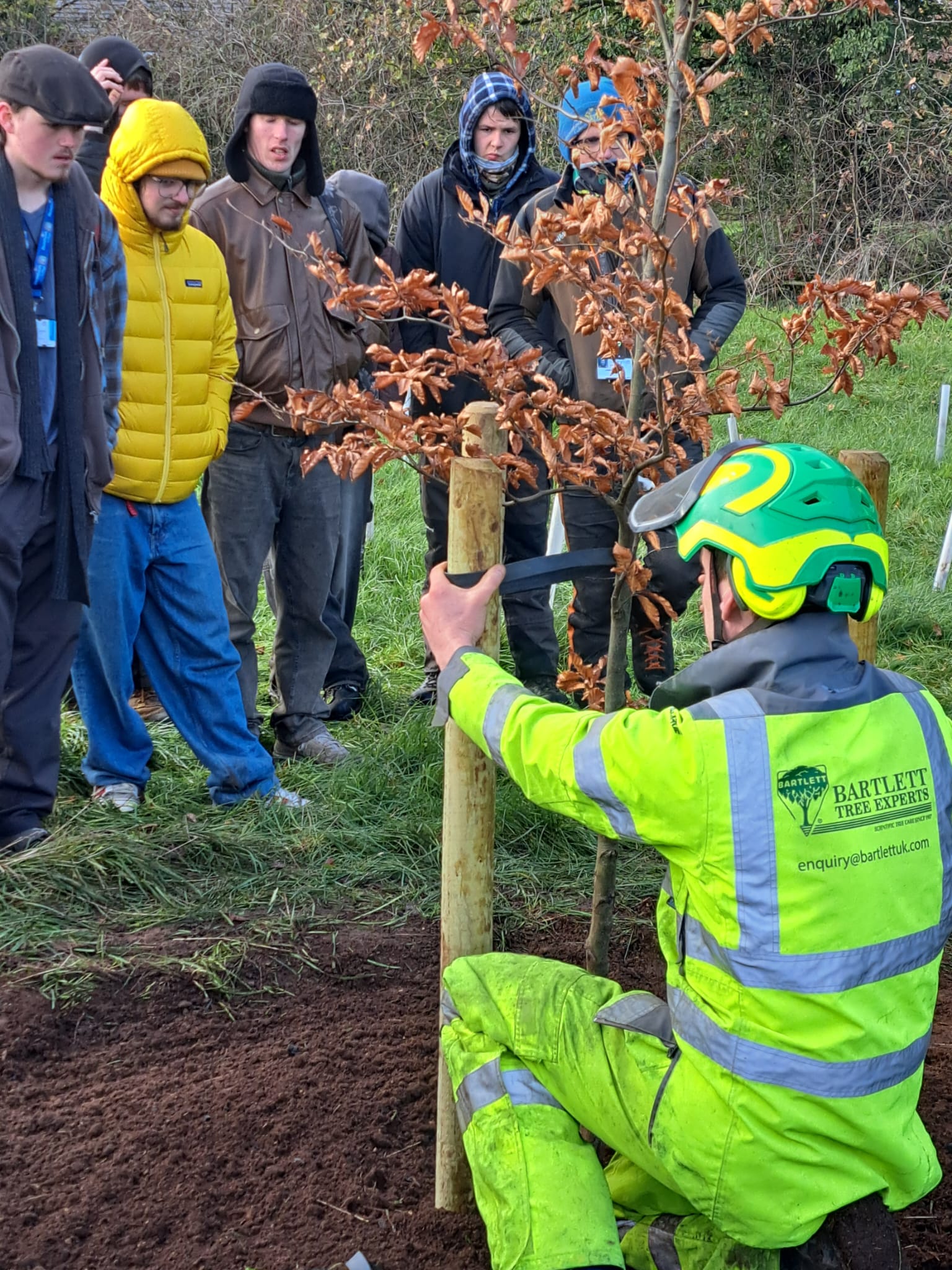 25.12.02 Reaseheath students gain a ground-up view of modern tree management_04 - Reaseheath College
